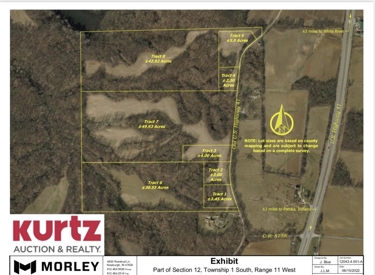 140 Acres In 8 Tracts In Gibson County Indiana Kurtz Auction